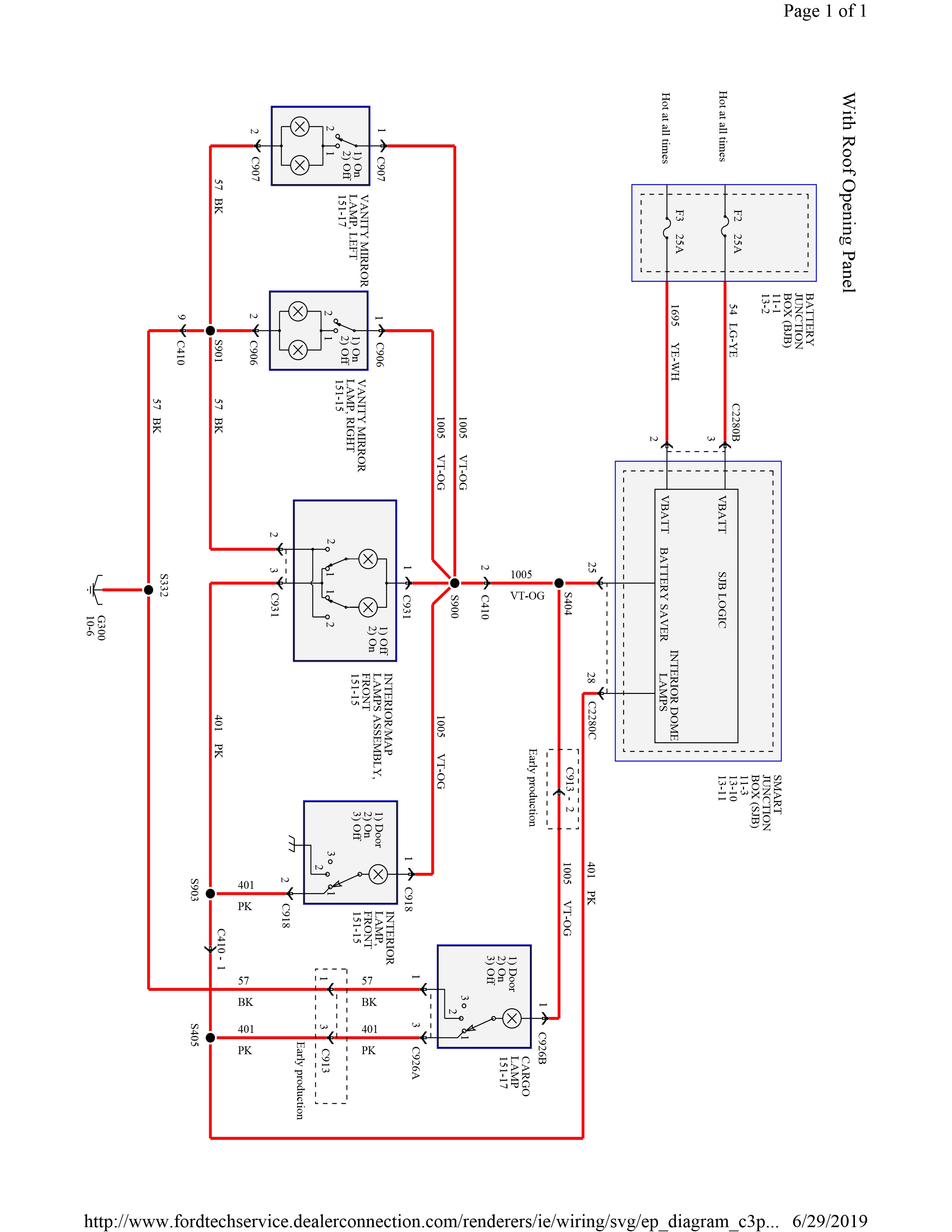 Mercury Mariner 2005-2007 wiring diagrams