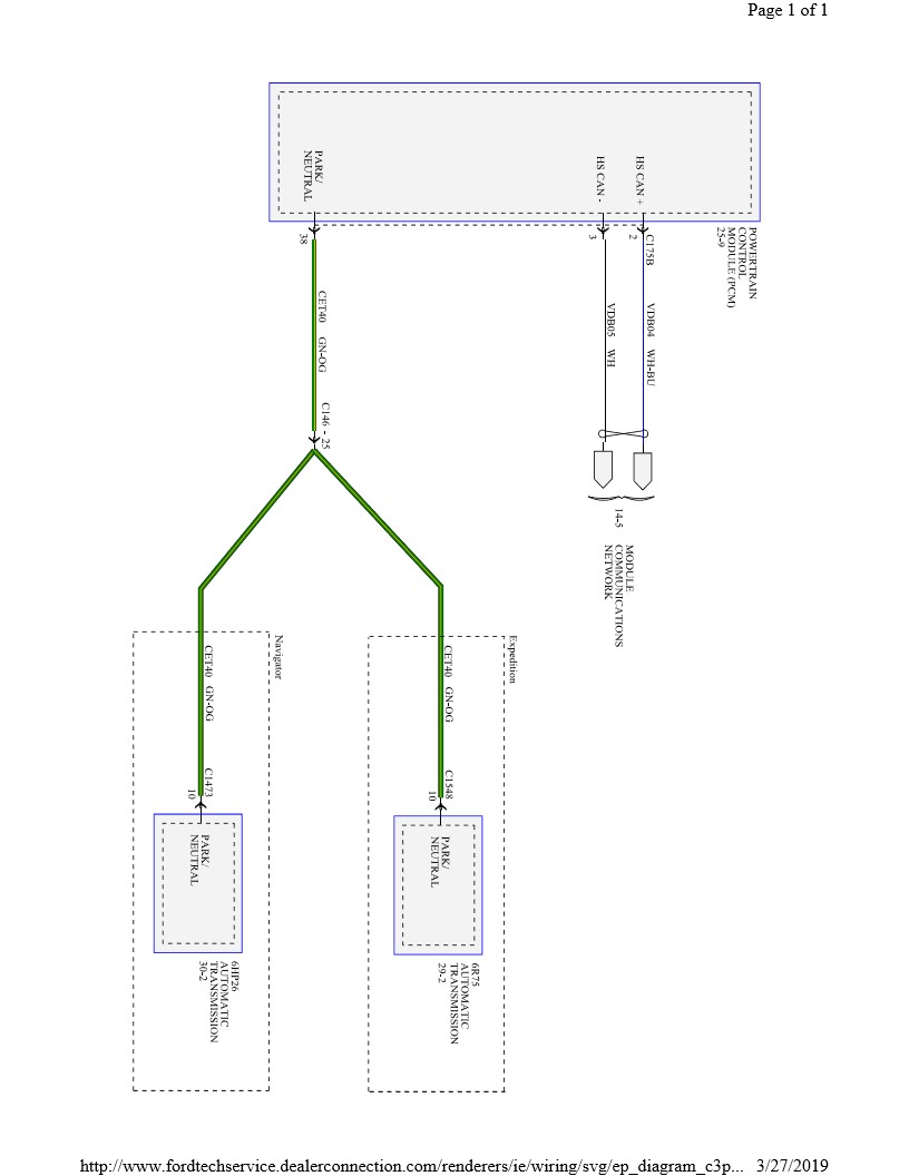 Ford Expedition 2008 wiring diagrams